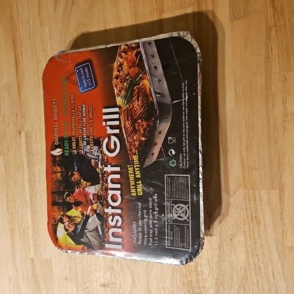 Other | Instant Grill Charcoal Briquets Ready To Use Disposable Grill ...